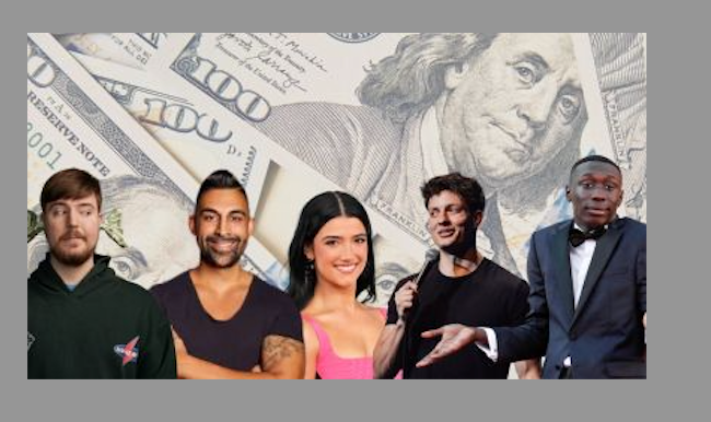 Top 10 richest content creators in the world 2025 - pravasisamwad