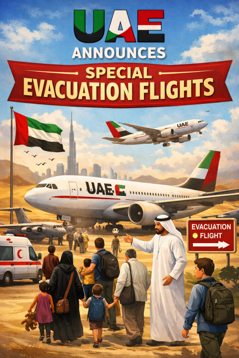 UAE announces special evacuation flights - pravasisamwad